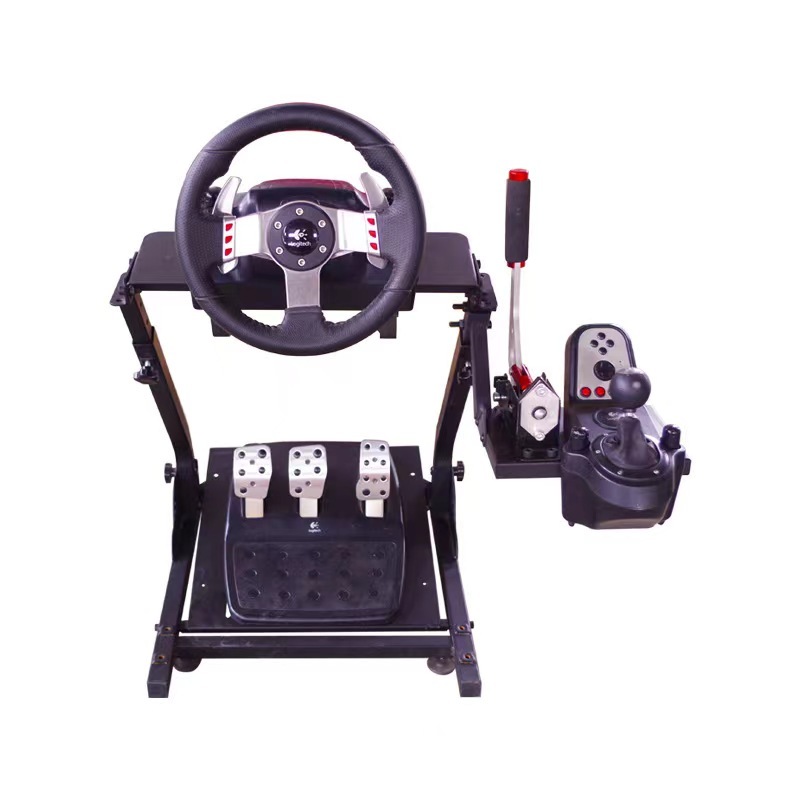 PXN A10 Steering Wheel Folding Bracket Stand Gear Lever Pedal for PC ...