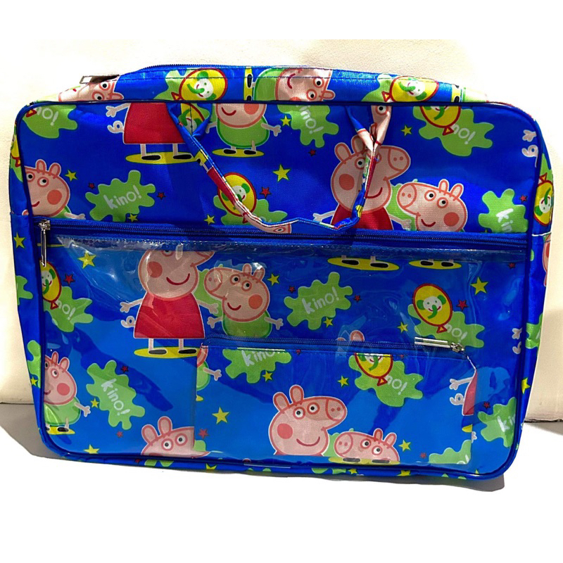 Printed module bag long size with handle peppa pig | Shopee Philippines