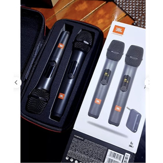 With Free Mic Case Box JBL Wireless Microphone for videoke UHF ...