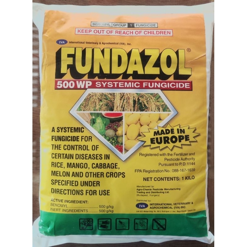 Fundazol 500WP - 1kg / Benomyl / Systemic Fungicide | Shopee Philippines