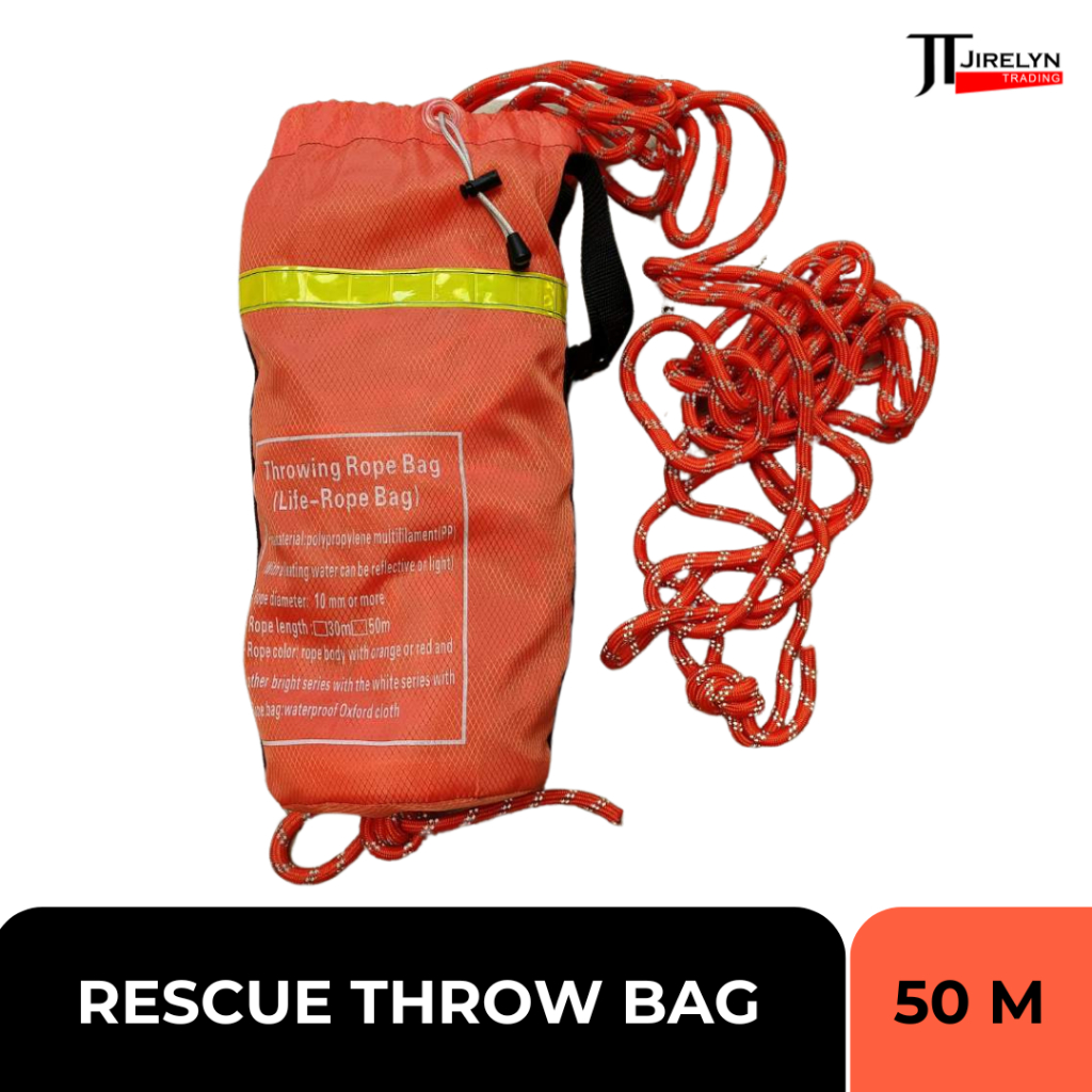 Throw Bag Rescue Rope 30 meters and 50 Meters | Shopee Philippines