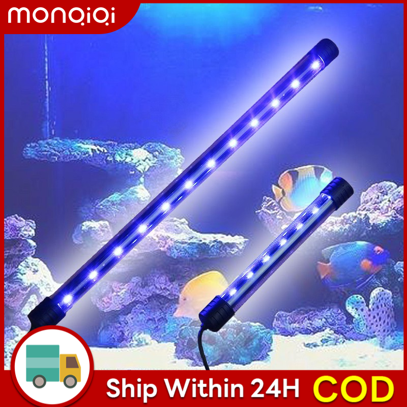 Double Rows Aquarium LED Submersible Light Fish Tank LED Light ...