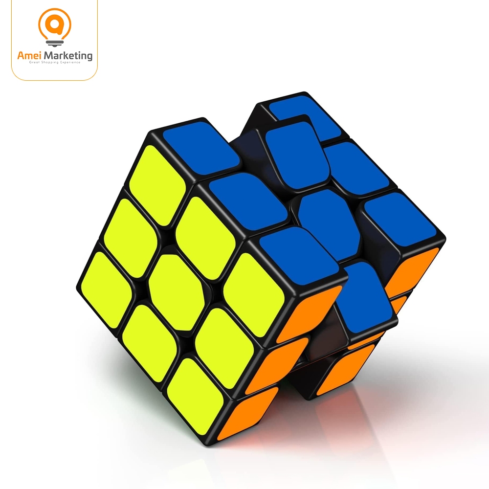 AMEI 3x3x3 Cube Magic Cube Stickerless Cube Puzzle Speed Cubes ...