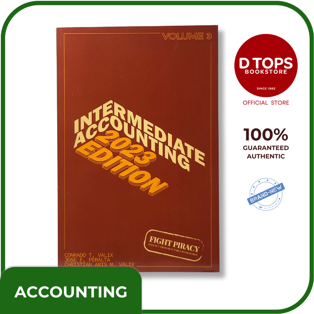 INTERMEDIATE ACCOUNTING Volume 3 2023 Edition by C. Valix, J. Peralta ... INTERMEDIATE ACCOUNTING Volume 3 2023 Edition by C. Valix, J. Peralta ...