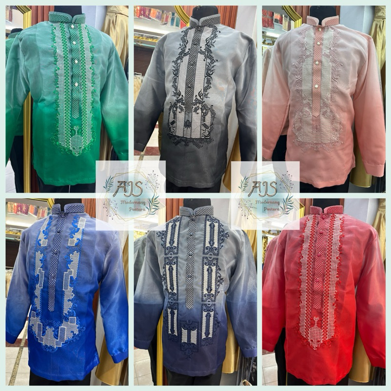 Barong Mono Chinese Collar | Shopee Philippines