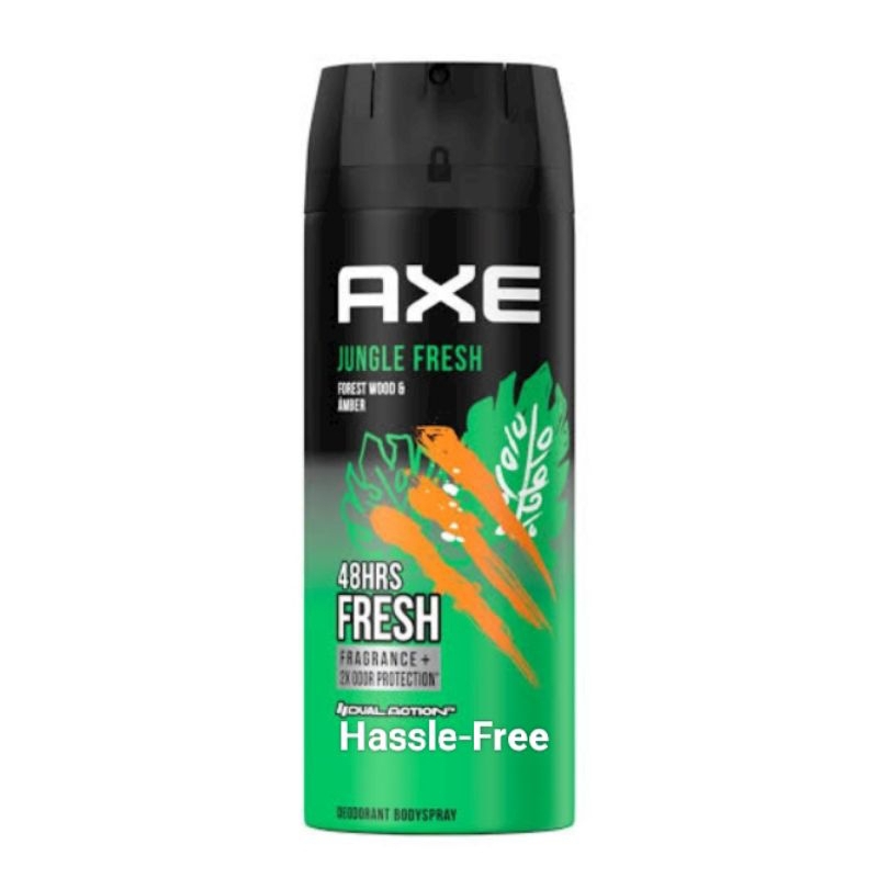 AXE JUNGLE FRESH DEODORANT BODY SPRAY FOREST WOOD & AMBER SCENT (135ml ...