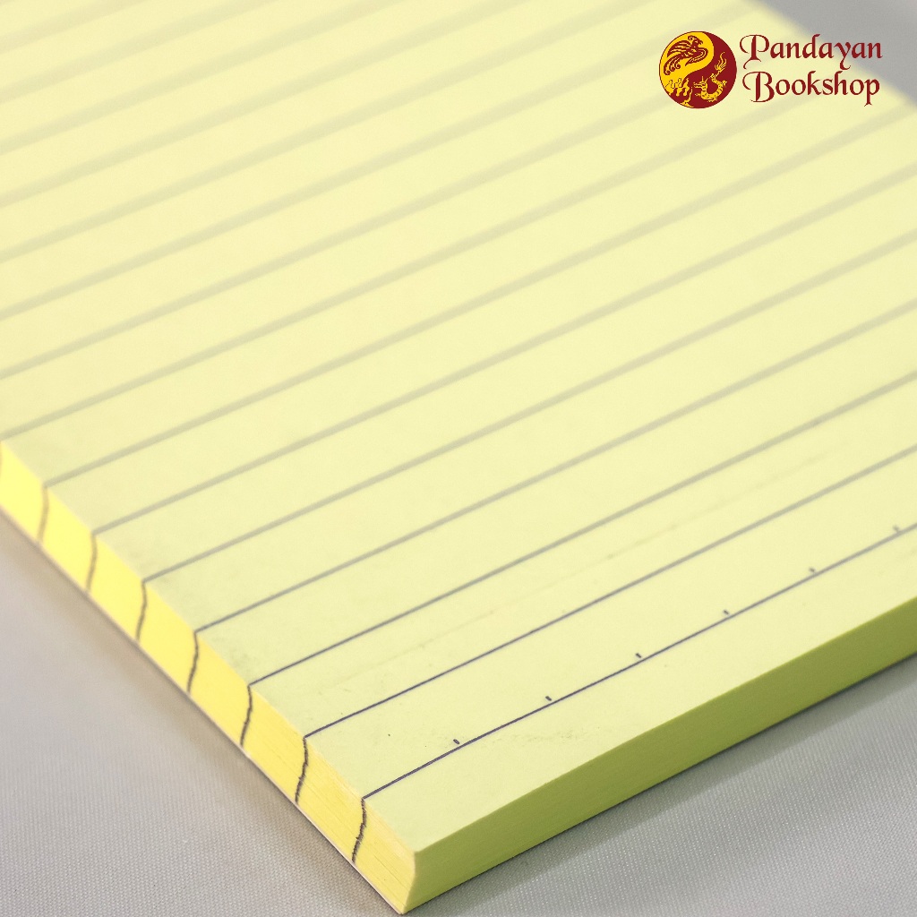 True Copy 1/2 LENGTHWISE YELLOW PAD PREMIUM BOOK PAPER 80 Leaves ...