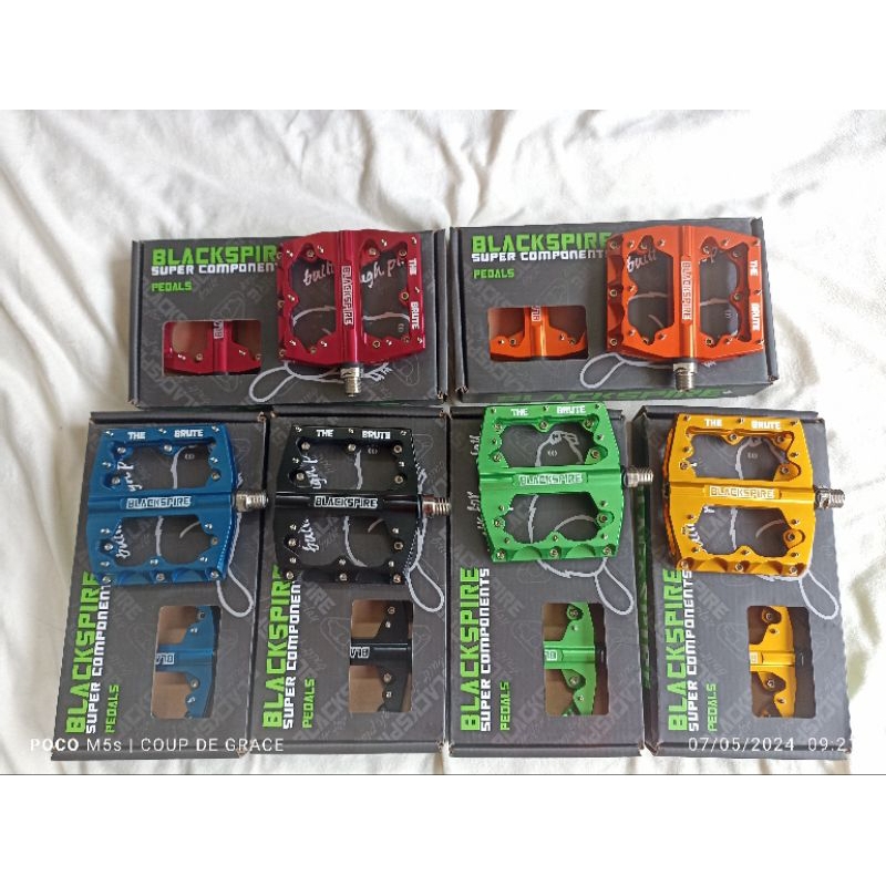 BLACKSPIRE FLAT PEDALS, SUPERWIDE (SUPER SALE!) | Shopee Philippines