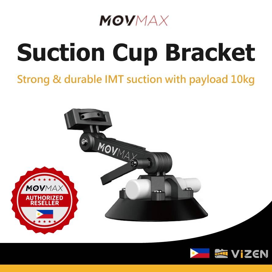 MOVMAX Suction Cup Bracket (Strong & durable IMT suction with payload ...