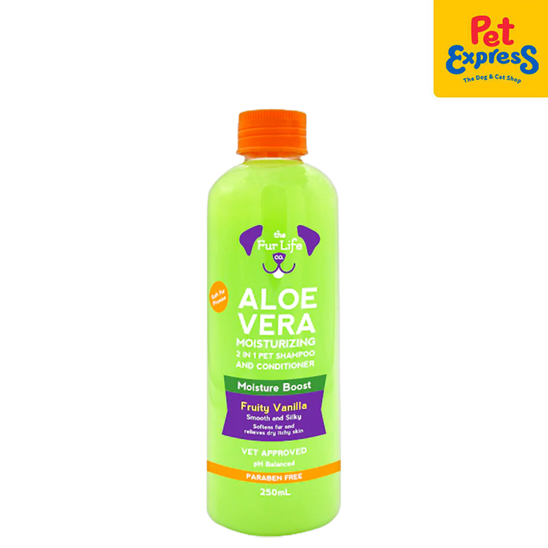 The Fur Life Aloe Vera Moisturizing 2-in-1 Pet Shampoo and Conditioner ...