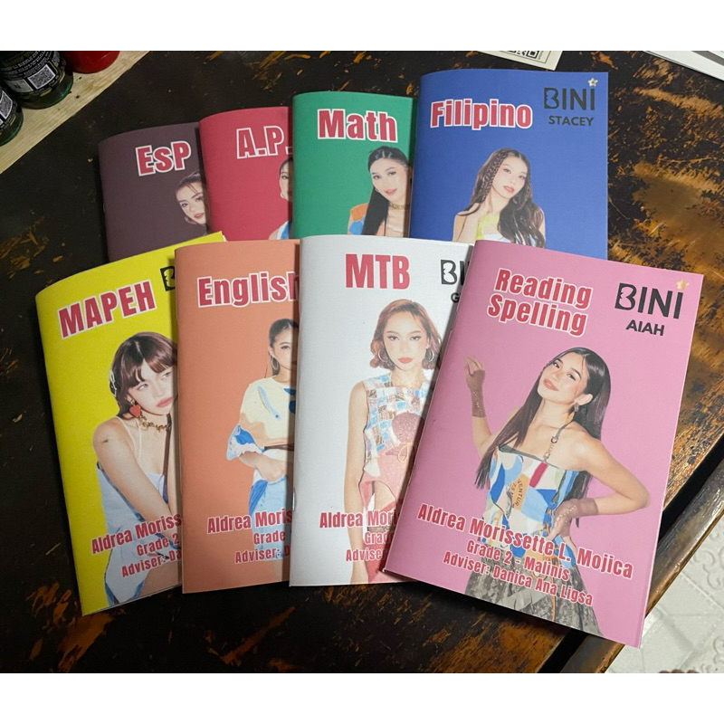 BINI Personalized Stapled Writing/ composition Notebook | Shopee ...