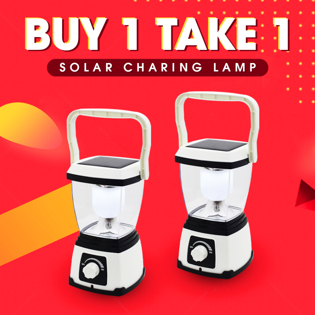 NSS LED Camping Lantern Solar Powered Emergency Portable Flashlight ...