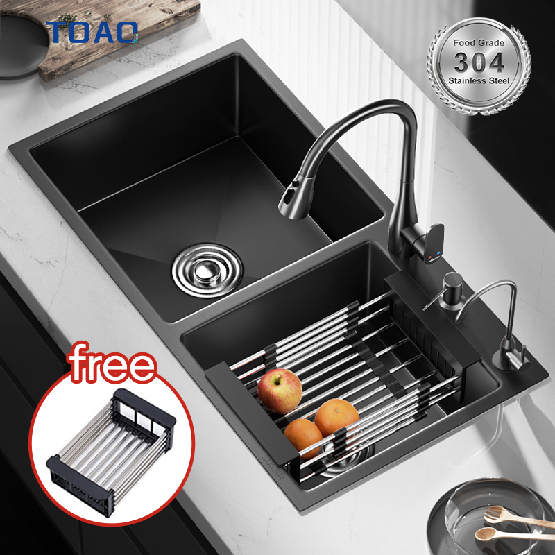 Kitchen Sink Stainless Double Lababo Stainless Complete Set For Kitchen ...
