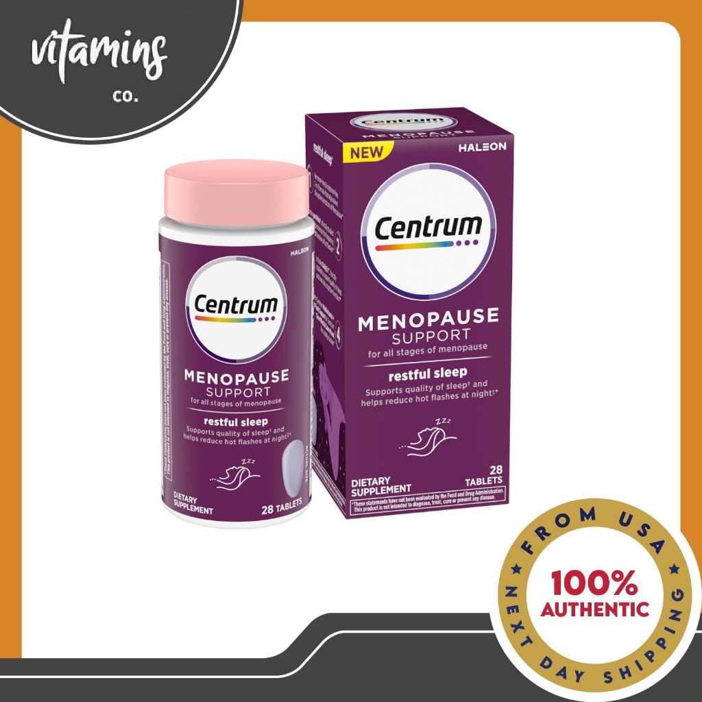 Centrum Restful Sleep Menopause Support (28 Tablets) - Hormone Free ...