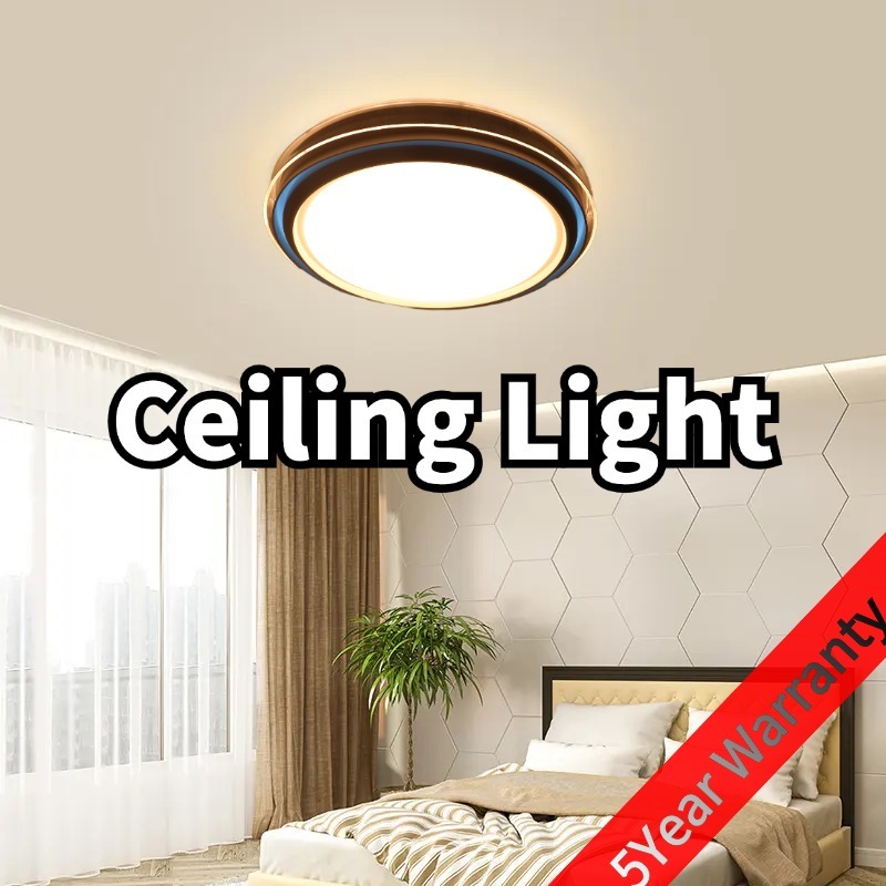 Modern Ceiling Light LED Living Room Lights Tri Colors 3 Colors Ceiling ...