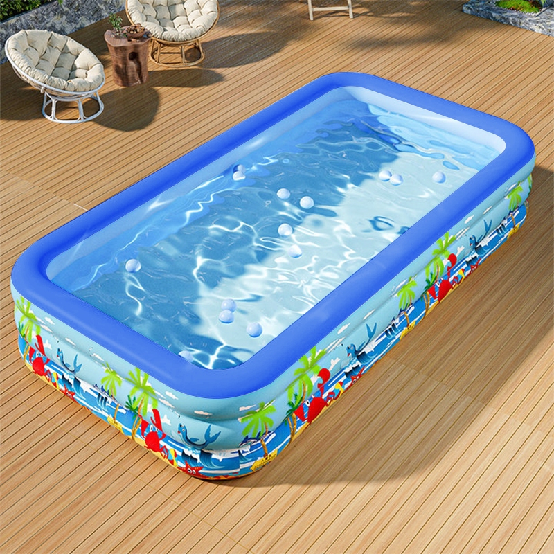 Inflatable Swimming Pool For Kids - Fun Safe Water Playtime Foldable ...