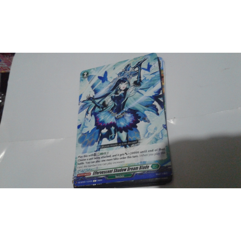EFFERVESCENT SHADOW DREAM BLADE 1 ONE PIECE CARD DECK CARD PLAYED ...