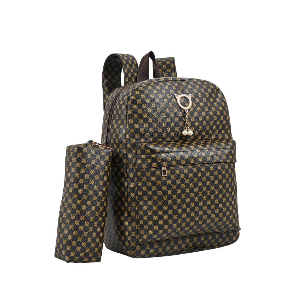 catherine bag#8333 korean fashion pu leather 2in1 12inch backpack for ...