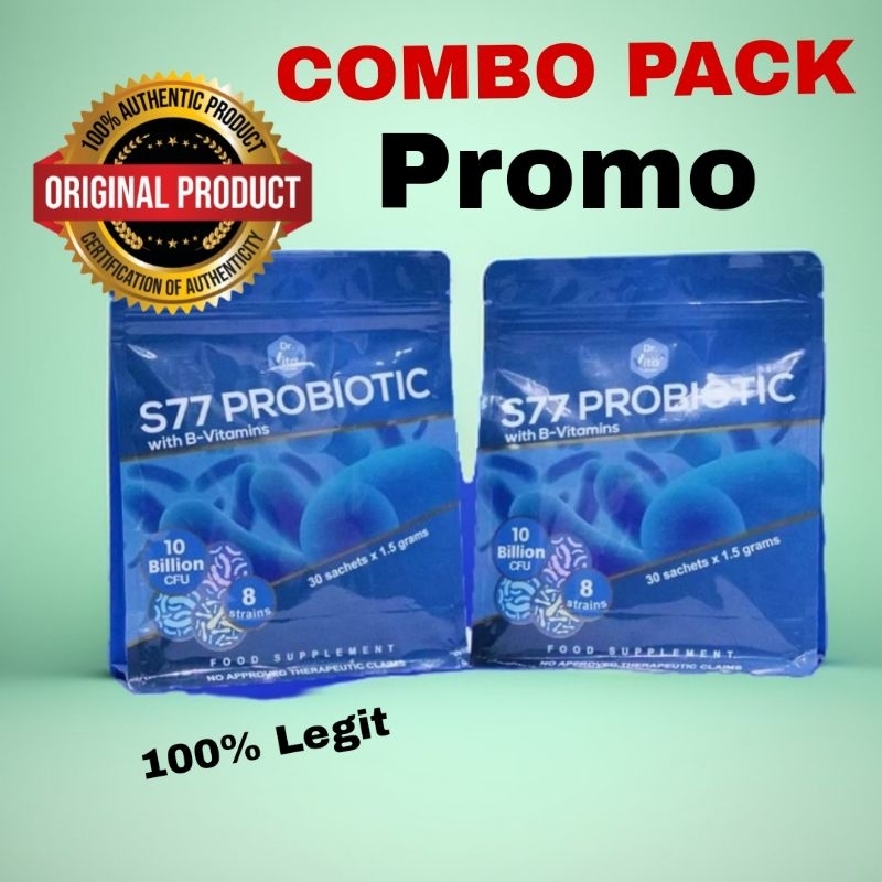 BUY 1 GET 1 ORIGINAL DR. VITA S77 PROBIOTICS WITH B-VITAMINS (30 ...