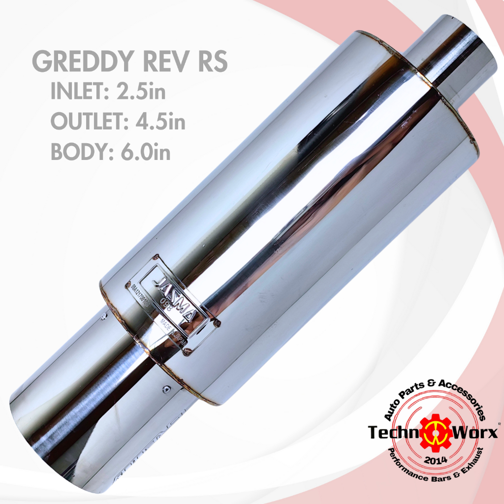 GREDDY Muffler Rev RS Revolution RS Jumbo freeflow muffler High Quality ...