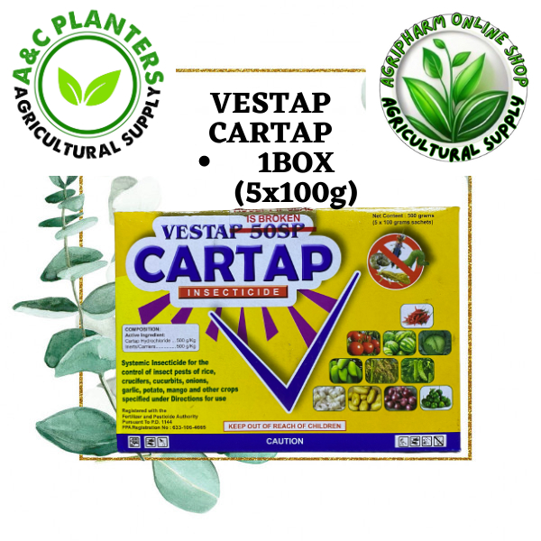 VESTAP CARTAP Insecticide 1BOX (5X100g) | Shopee Philippines