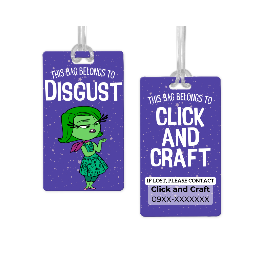 Inside Out - Disgust Custom bag tags | Shopee Philippines