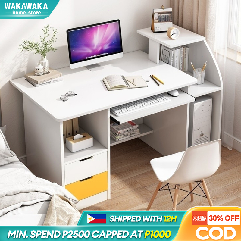 Computer Table with Shelf Study Table Game Table Writing Desk Home ...