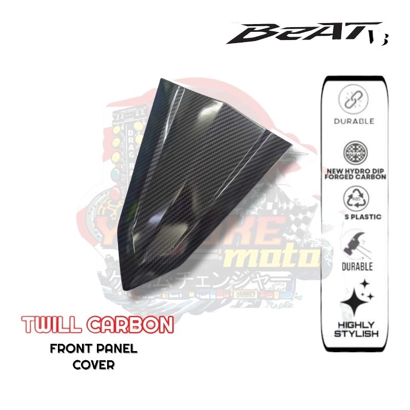 NEW!! Honda Beat v3 hydro dip carbon front panel cover. | Shopee ...