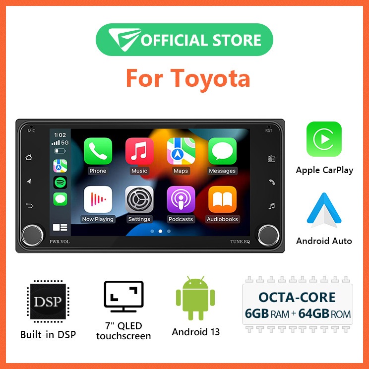 Eonon Latest Android Head Unit Android 13 Toyota Android Head Unit ...