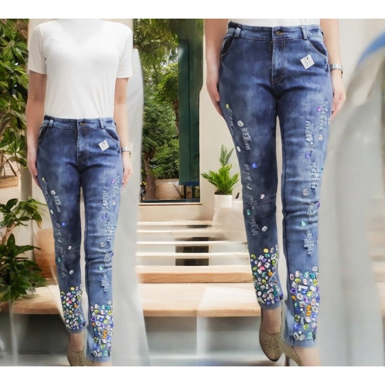 KYU Code: KPP #155 Korean Denim Pants (Waist 28) | Shopee Philippines