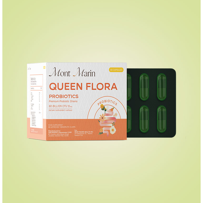 QUEEN FLORA Probiotics 500 mg capsule 60 billion CFU | Shopee Philippines