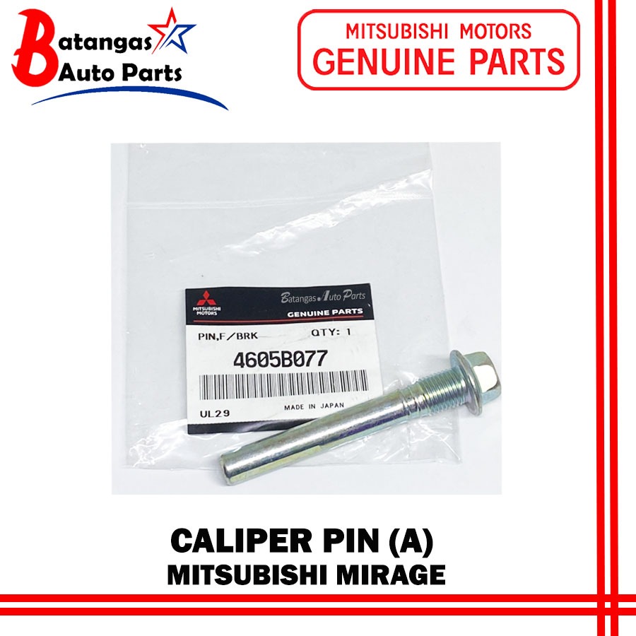 GENUINE CALIPER PIN (A) MITSUBISHI MIRAGE HATCHBACK / G4 MADE IN JAPAN ...