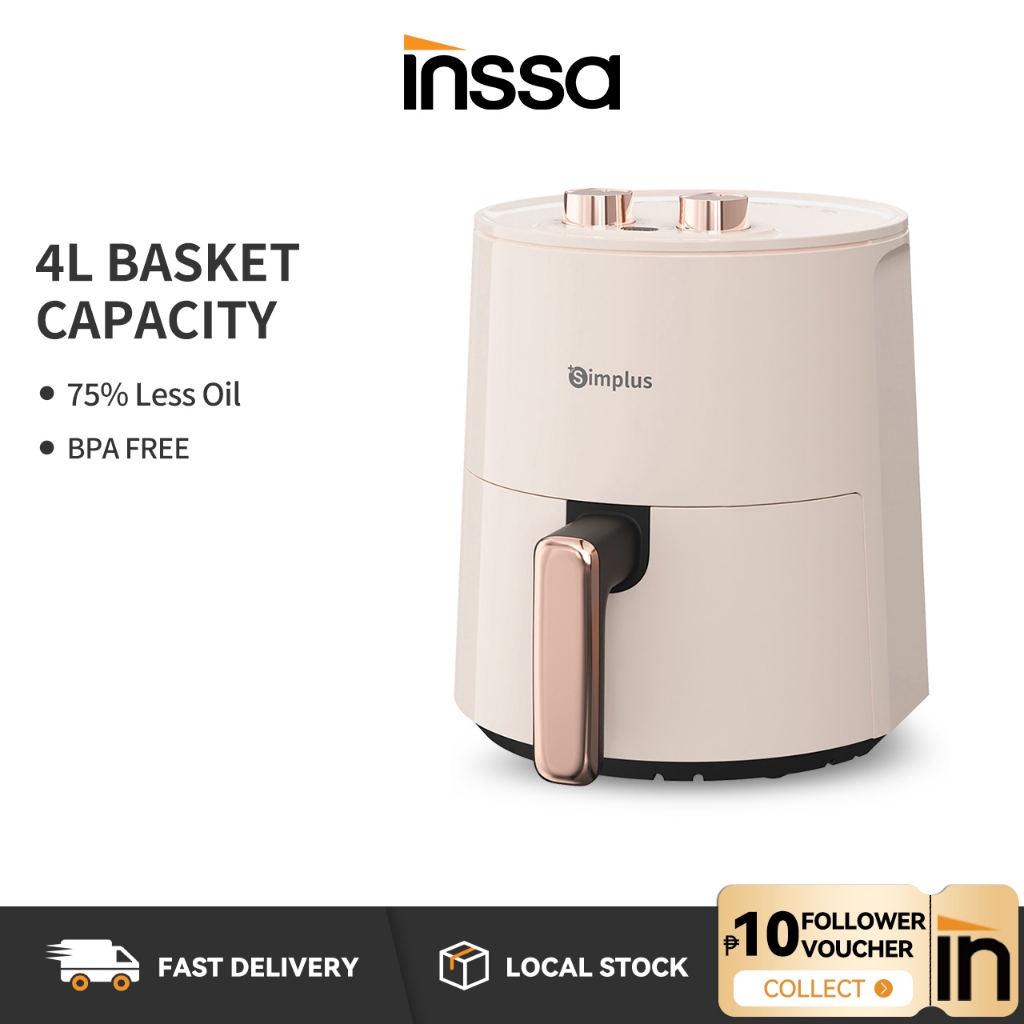 INSSA x Simplus Air Fryer 4L Multi-functional Fryer Electric Oven Oil ...