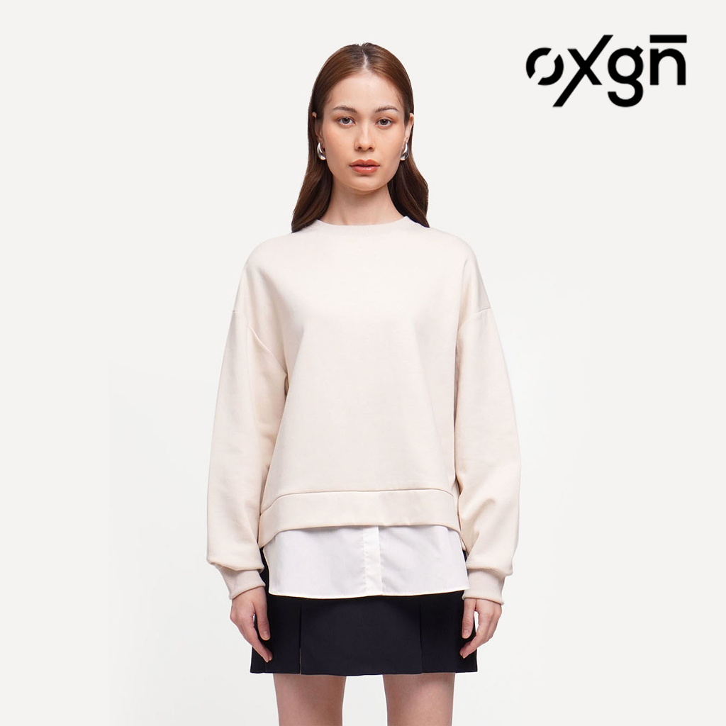 OXGN Generations Pullover With Shirt For Women (Nude) | Shopee Philippines