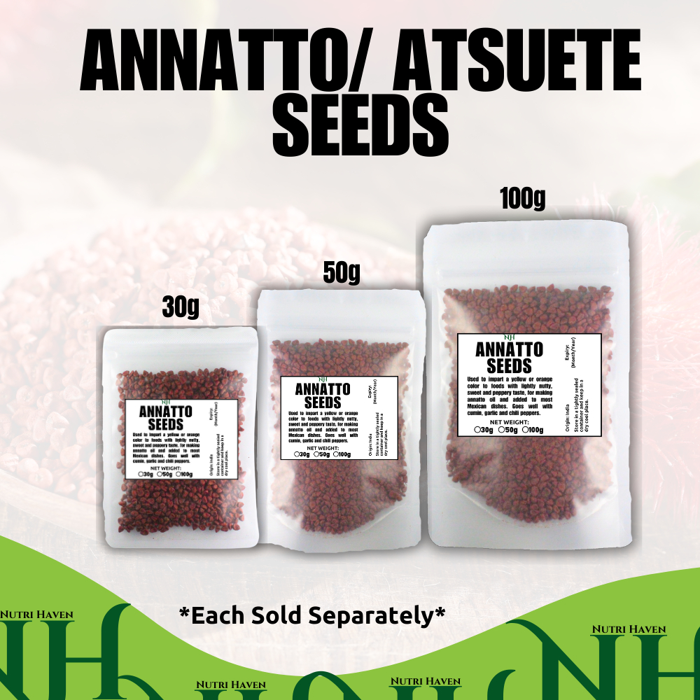 ANNATTO SEEDS / ATSUETE/ ATCHUETE ( herbs and spices) retail 30g, 50g ...