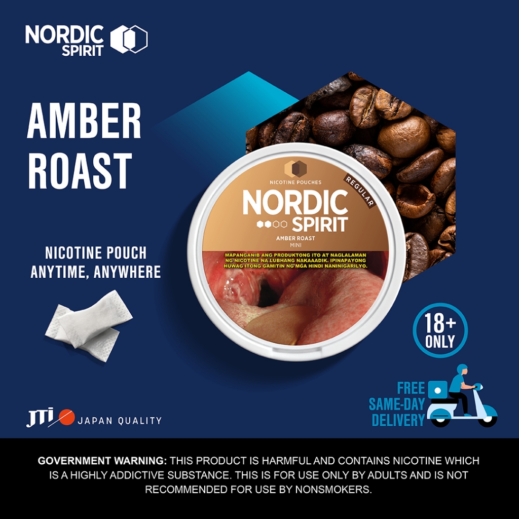NORDIC SPIRIT Amber Roast Nicotine Pouch | Shopee Philippines
