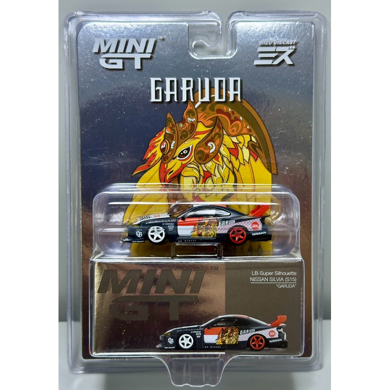 Mini GT x Mizu Diecast LB-Super Silhouette Nissan SILVIA (S15) “GARUDA ...