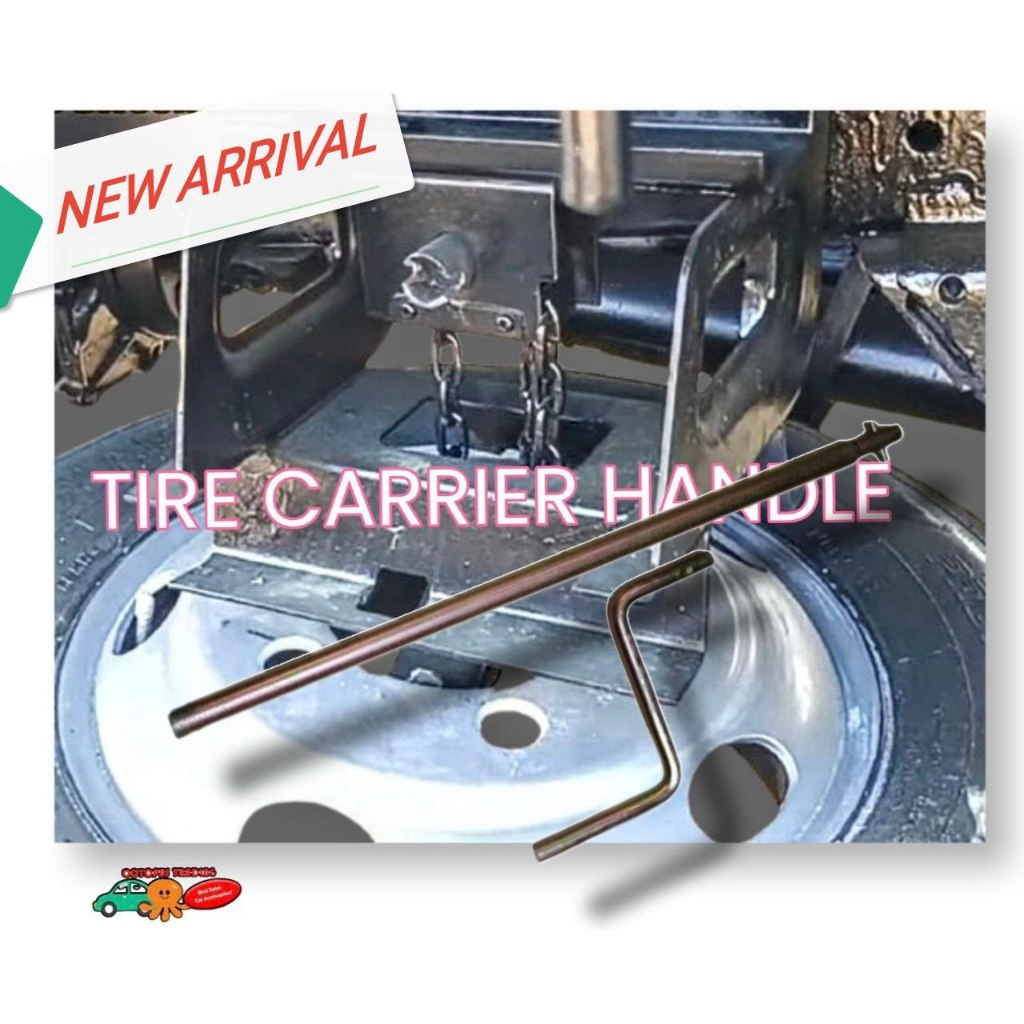 Tire carrier handle set Isuzu Nkr / V10 made of hardened steel and ...