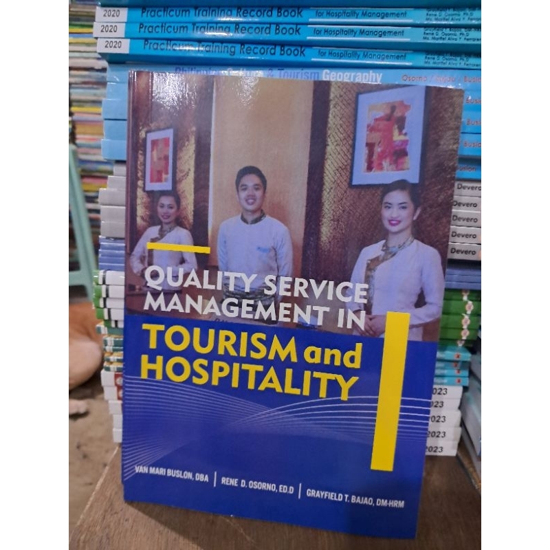 Quality Service Management in Tourism & Hospitality 2023© by Buslon Brand-new Original Onhand ...