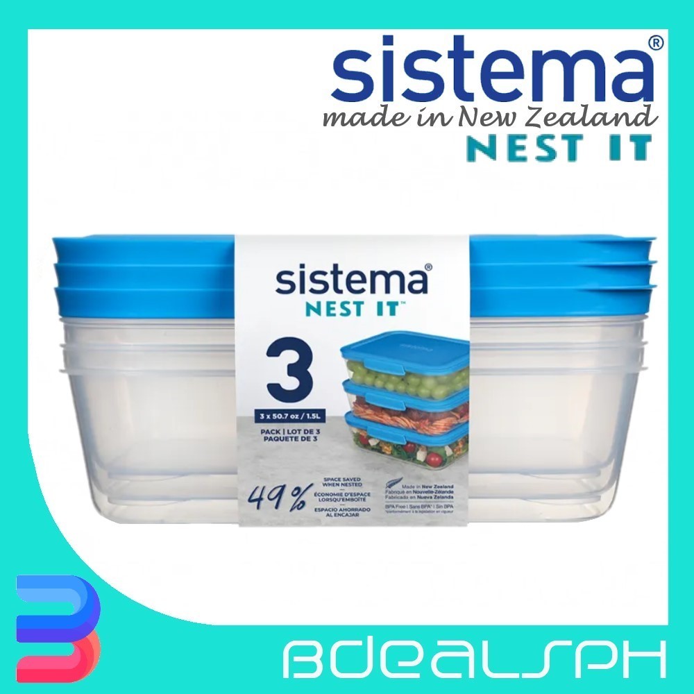 Sistema Nest It Food Container | Shopee Philippines