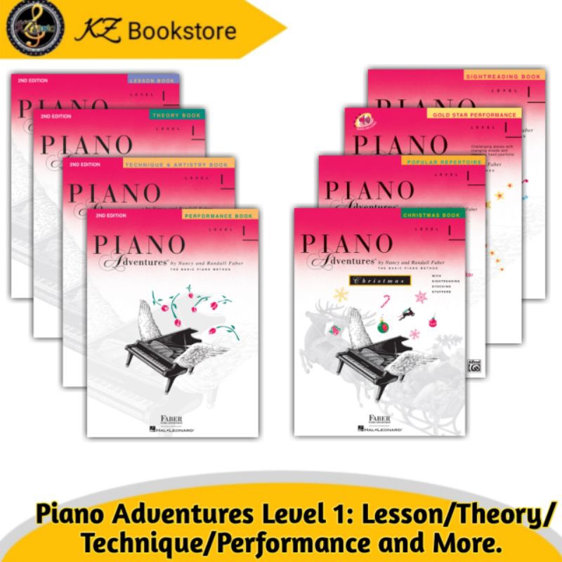 Piano Adventures®Level 1 Lesson Book/Sightreading Book (High Quality ...