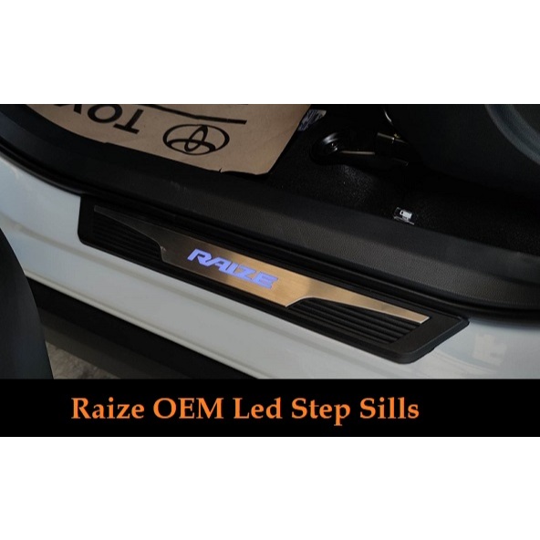 Toyota Raize OEM Led Side Step Sills ( Blue Led ) 4pcs. Set | Shopee ...