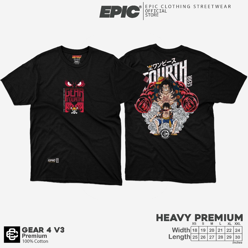 ONEPIECE - GEAR 4 V3 - ANIME - Lite and heavy Premium - Merch ...