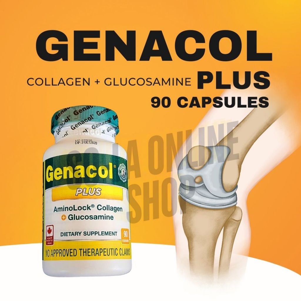 AUTHENTIC Genacol Plus 2 in 1 (AMINOLOCK COLLAGEN + GLUCOSAMINE) 90 ...