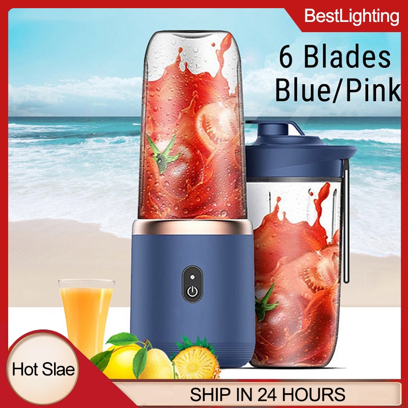 BL Portable Juicer Cup USB Smoothie Blender Cup Wireless Mini Fruit ...