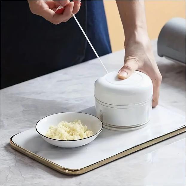 UD Mini Food Chopper Hand Pull Garlic Grinder Onion Ginger Masher ...