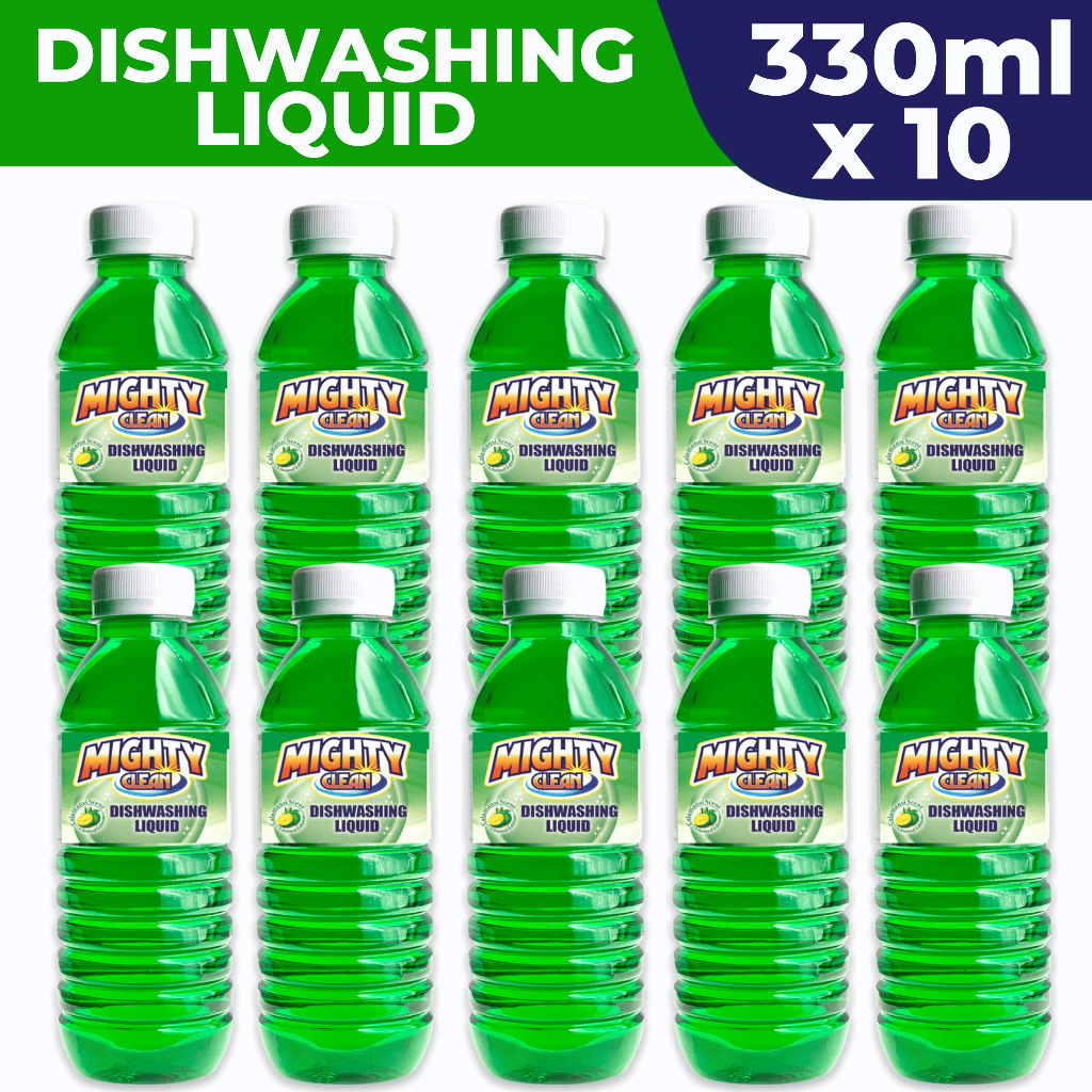 Mighty Clean Dishwashing Liquid Calamansi - (DWL Green) - 330ml BUNDLE ...