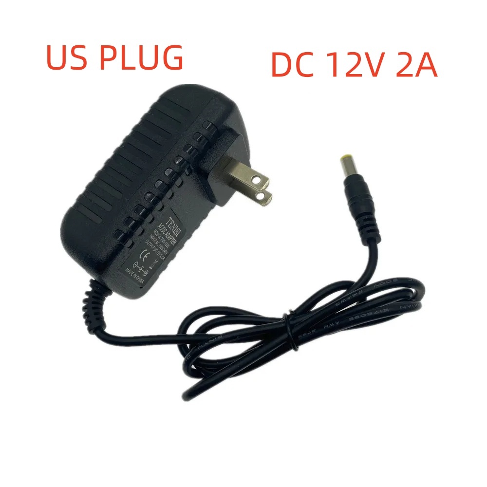 AC 110-240V To DC 12V 2A Universal Power Adapter Supply Charger ...