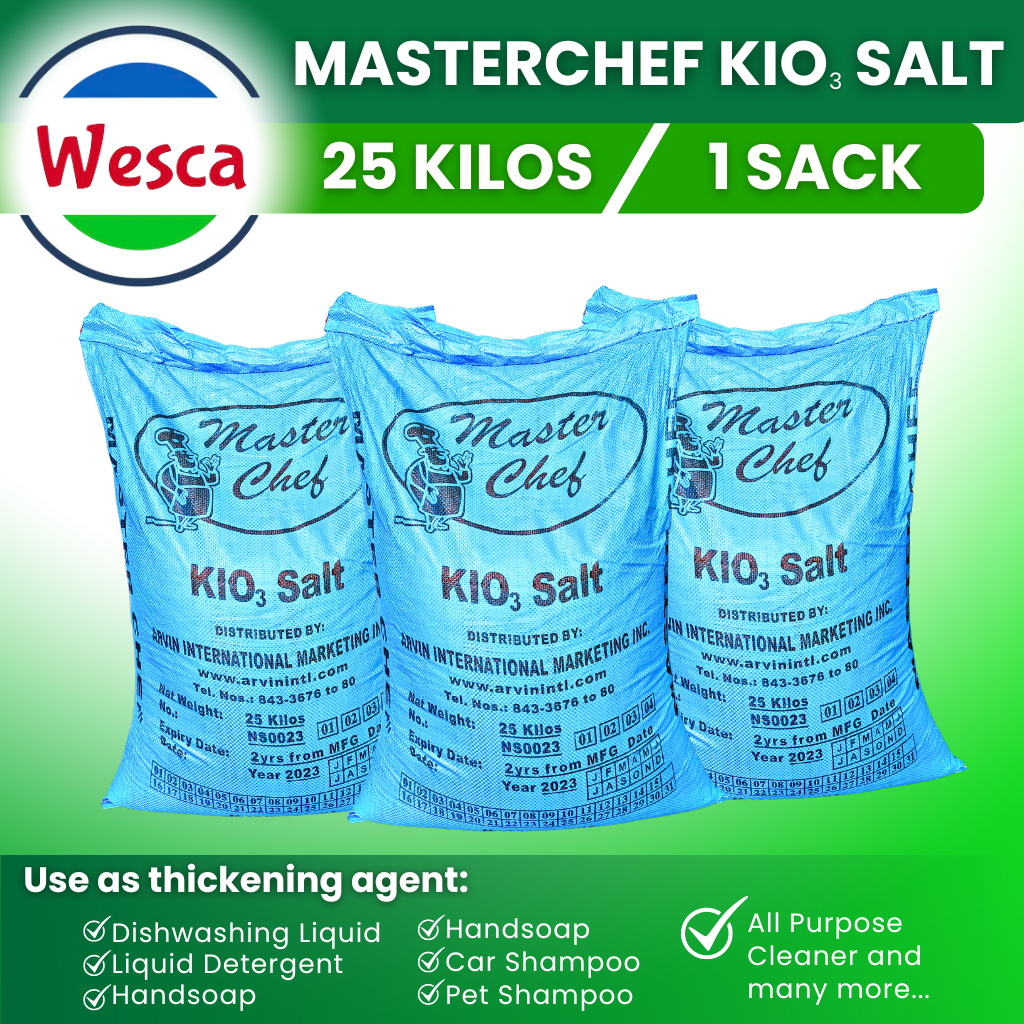 INDUSTRIAL SALT PREMIUM QUALITY BY MASTER CHEF 25 Kilos | Shopee ...