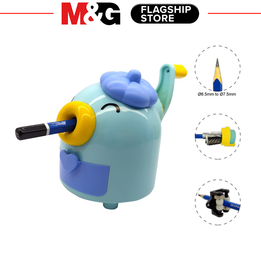 M&G Sharpener Toby Light Blue Aps95686 (1pc) | Shopee Philippines